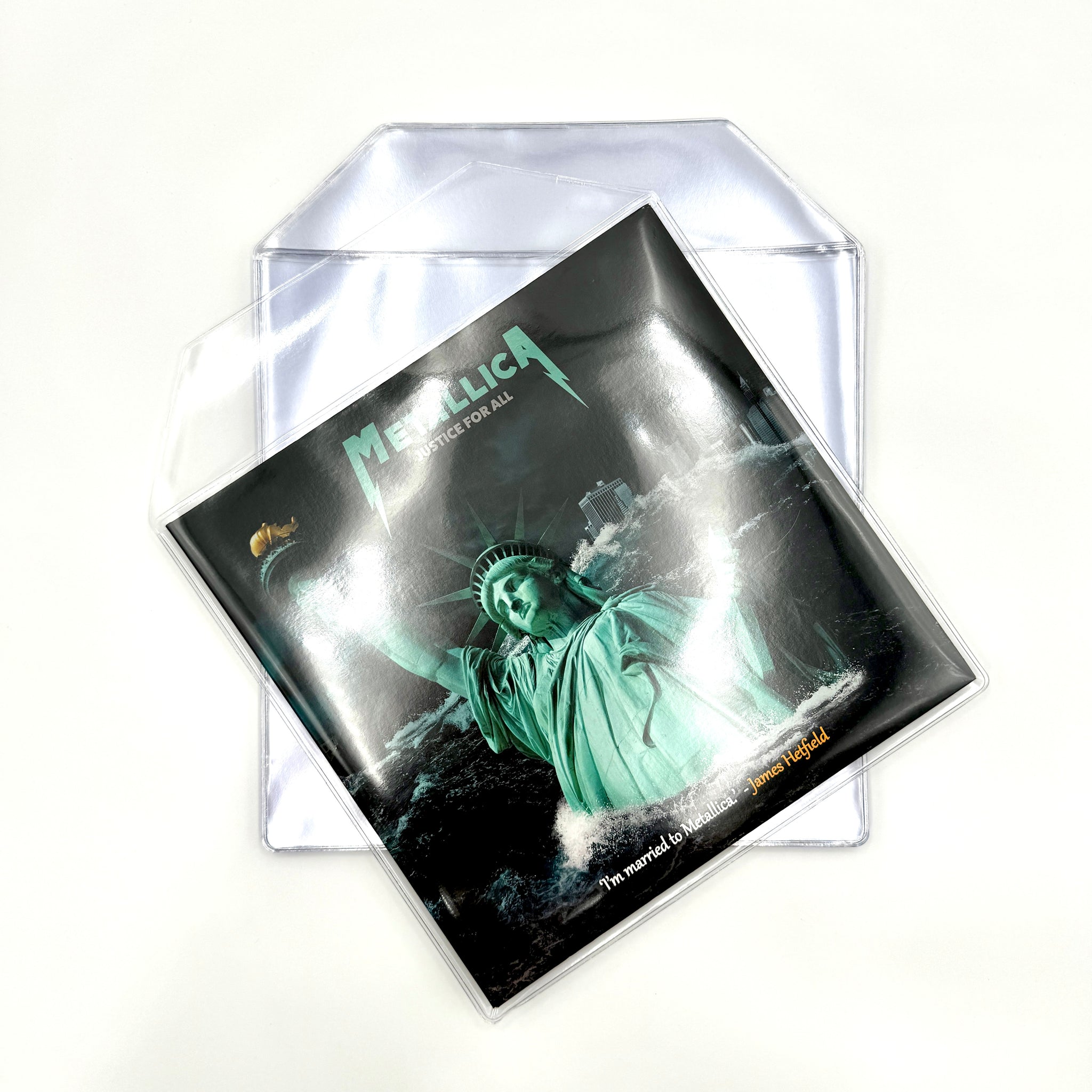 10" PVC Clear Record Sleeve With Flap 180 Micron – Panmer Ltd