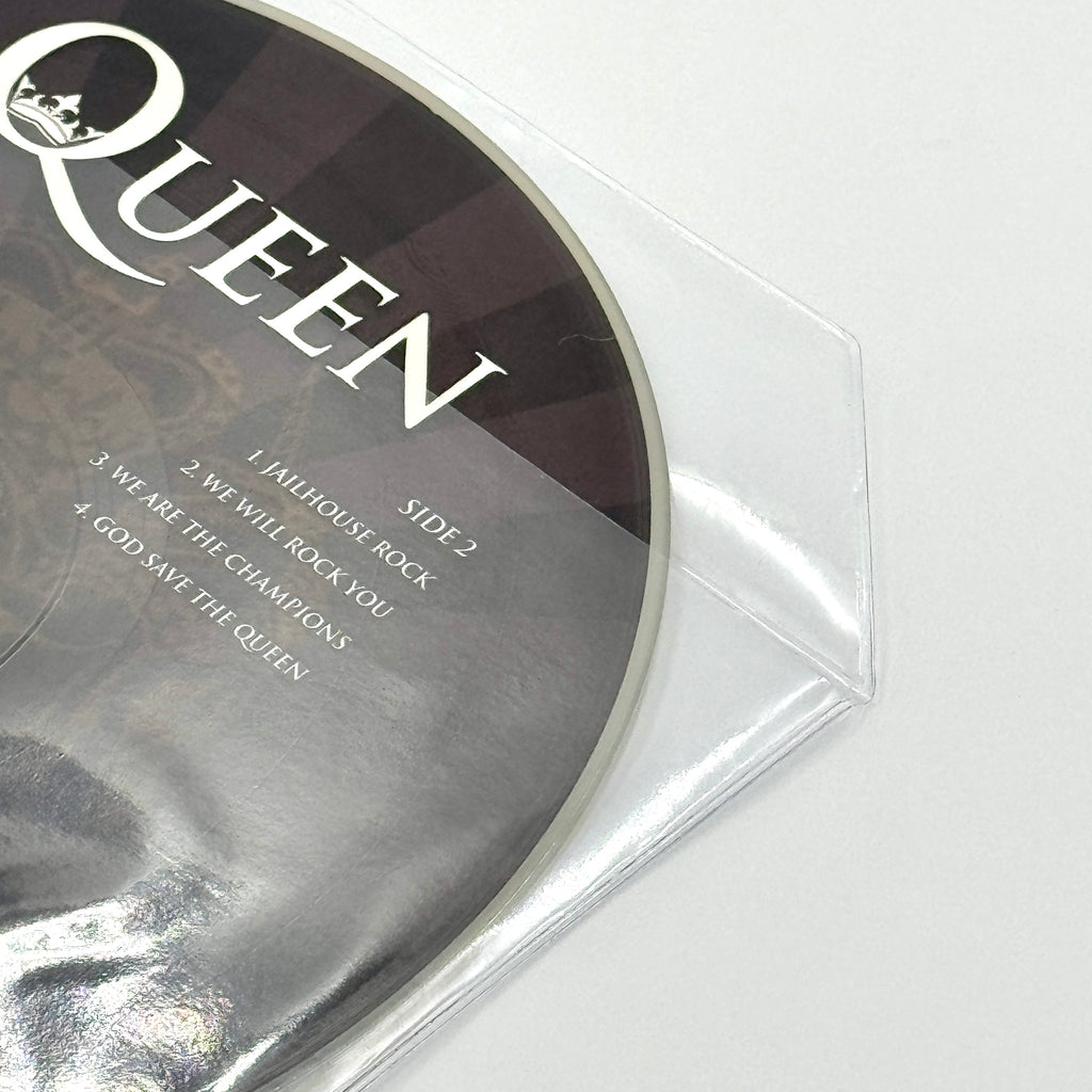 12" Picture Disc Record Sleeve PVC With Welded Corners and Flap ...