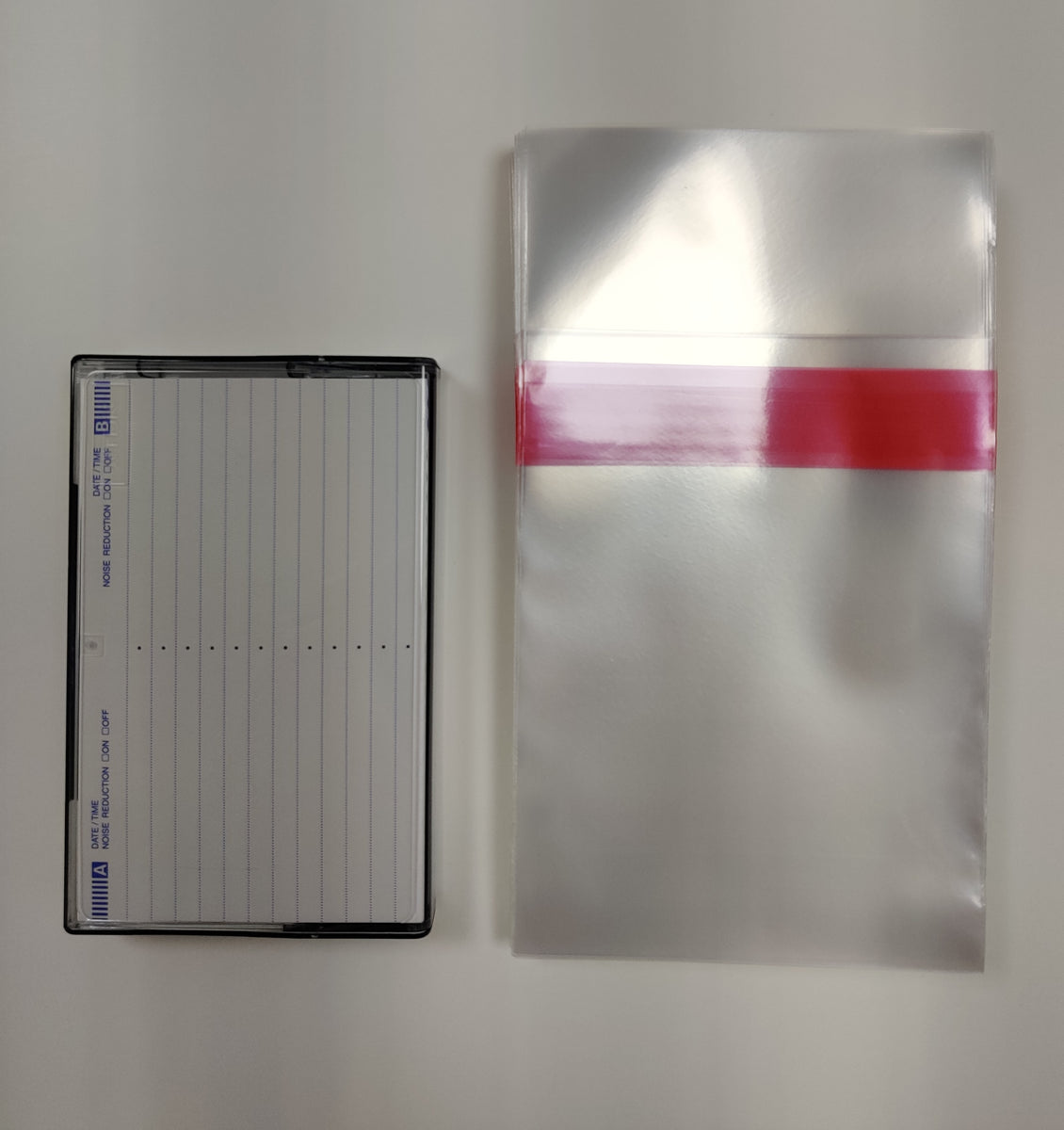 Cassette Tape Clear Protection Sleeve With Adhesive Tape – Panmer Ltd