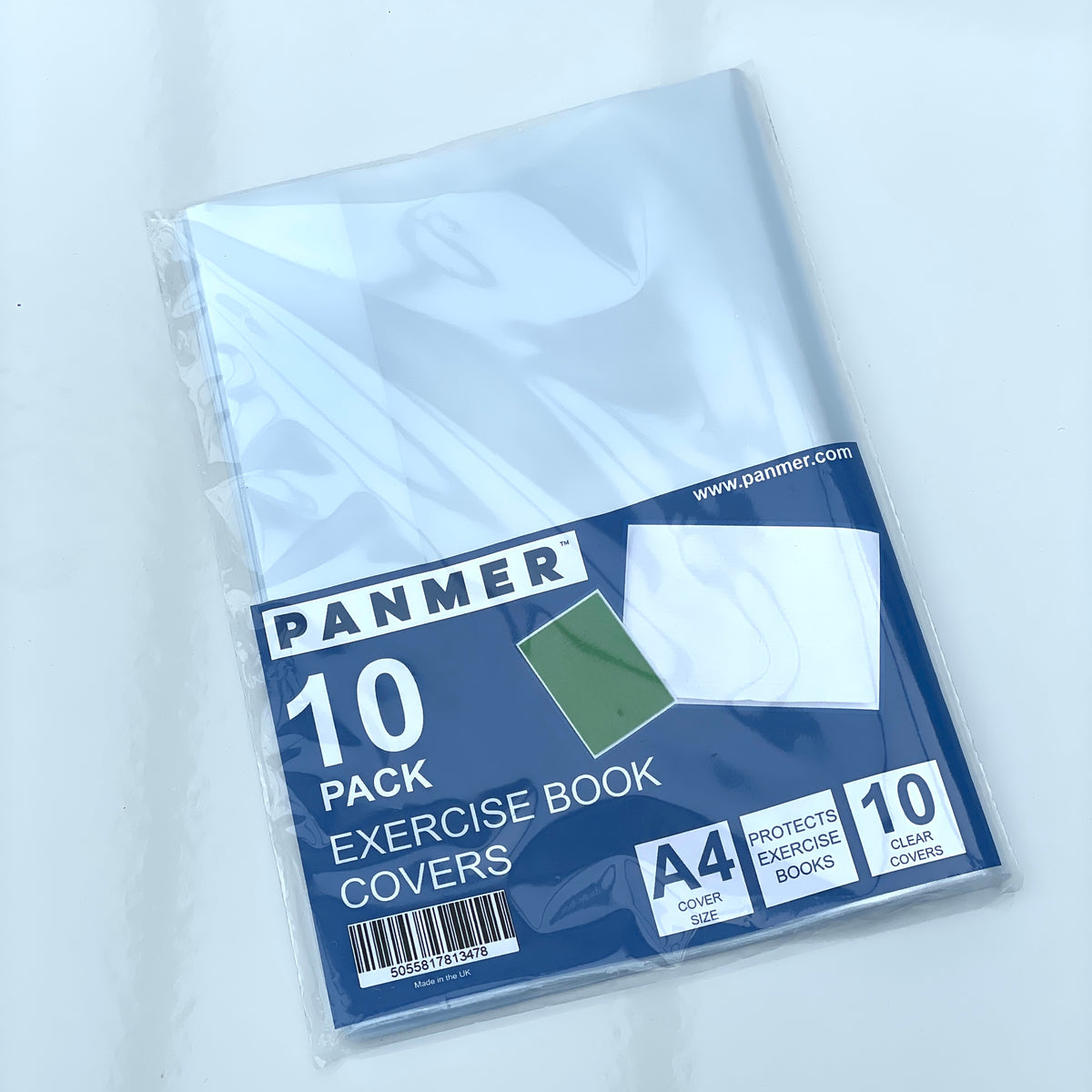 A4 Clear Exercise Book Covers Slip on Jackets – Panmer Ltd