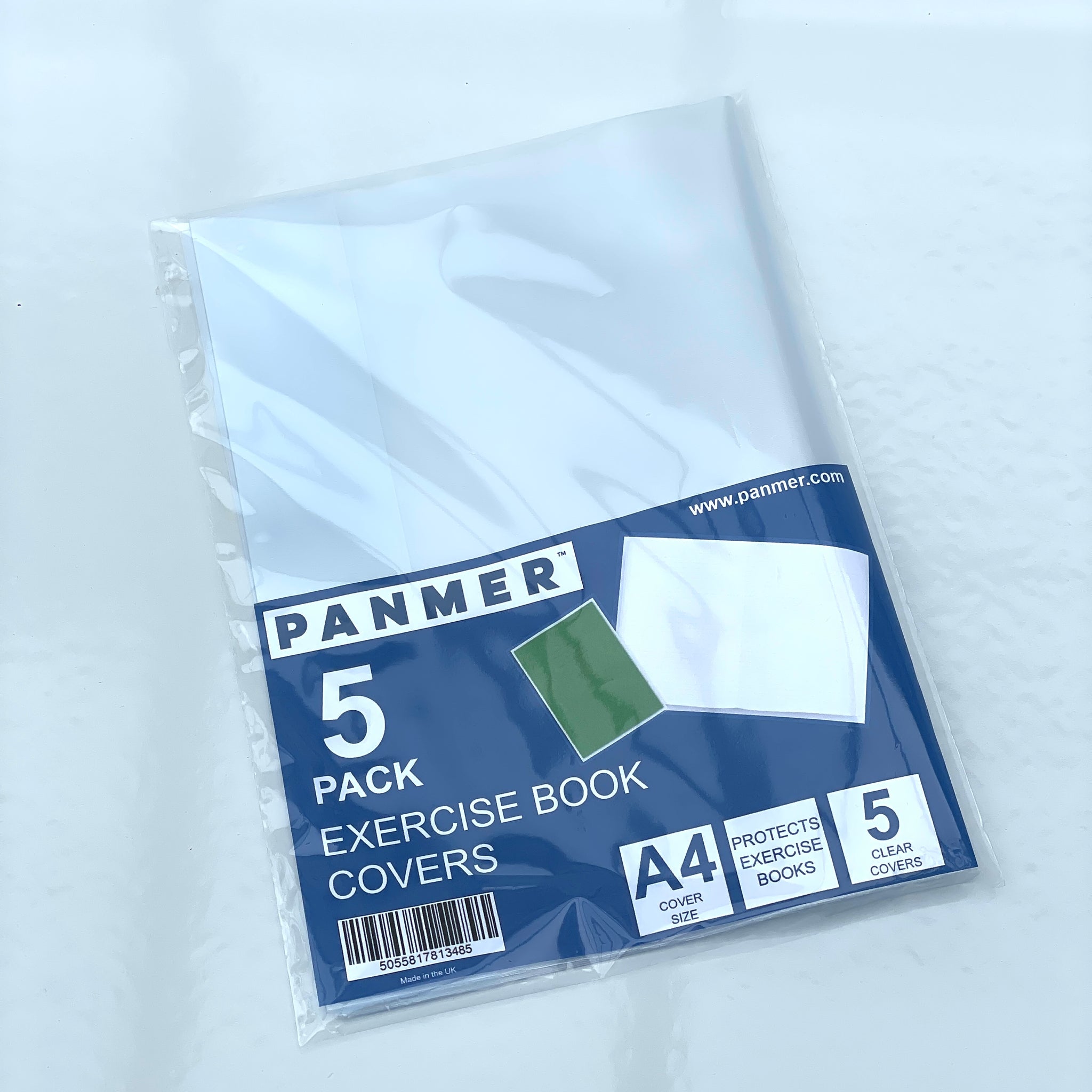 A4 Clear Exercise Book Covers Slip on Jackets – Panmer Ltd