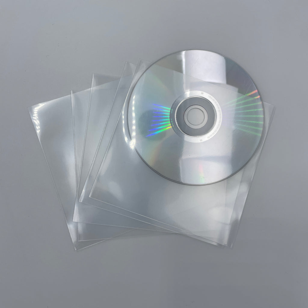 CD Sleeves No Flap Clear Polypropylene – Panmer Ltd